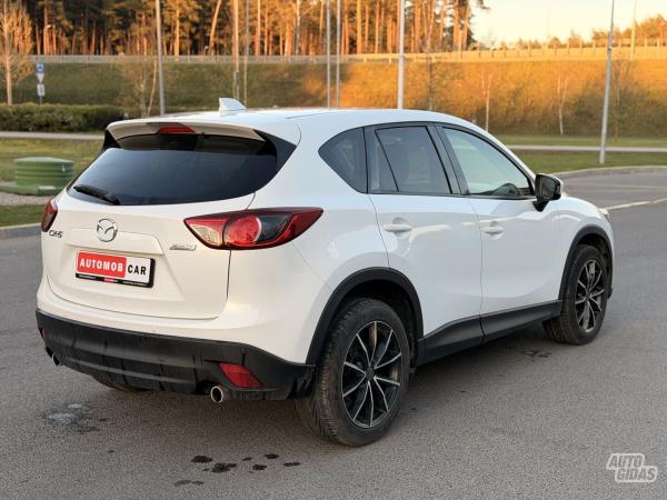 White Mazda CX-5 2015 in Vilnius, with an engine capacity of 2.20 L and mileage of 166 thousand km for 9350 €, photo 6 on AUTOMOTO.COM.LV