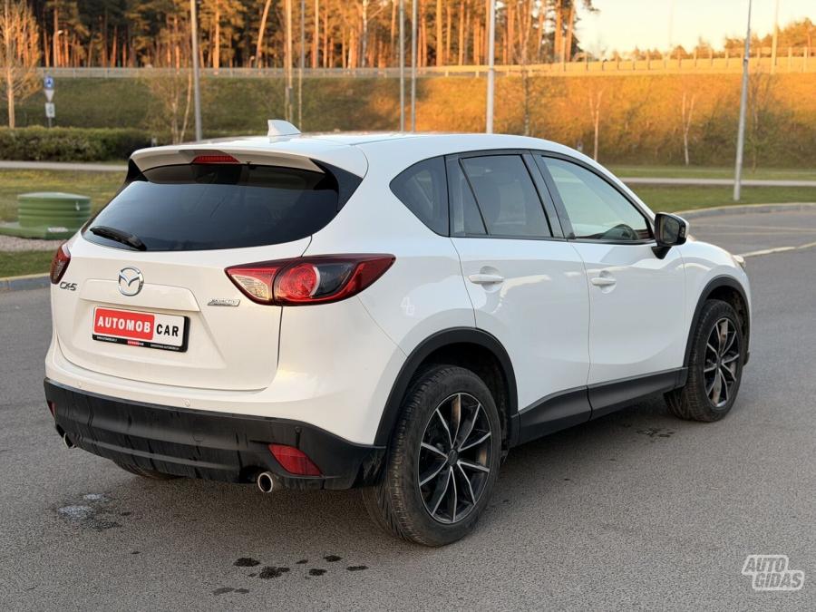White Mazda CX-5 2015 in Vilnius, with an engine capacity of 2.20 L and mileage of 166 thousand km for 9350 €, photo 7 on AUTOMOTO.COM.LV
