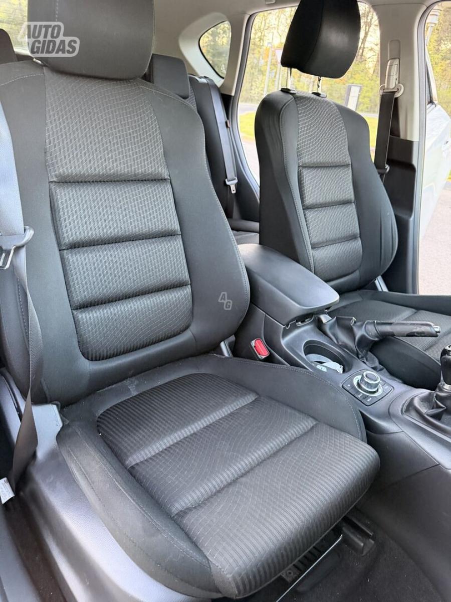 White Mazda CX-5 2015 in Vilnius, with an engine capacity of 2.20 L and mileage of 166 thousand km for 9350 €, photo 16 on AUTOMOTO.COM.LV