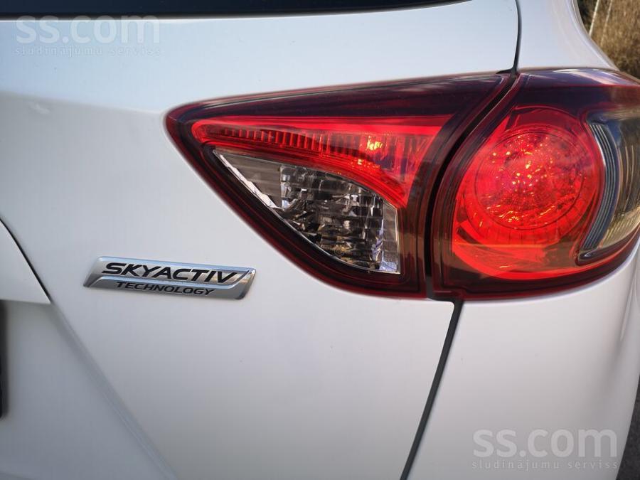 White Mazda CX-5 2015 in Riga, with an engine capacity of 2.20 L and mileage of 0 thousand km for 8290 €, photo 7 on AUTOMOTO.COM.LV