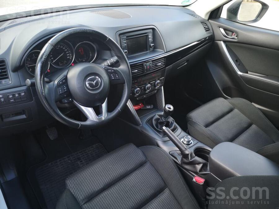 White Mazda CX-5 2015 in Riga, with an engine capacity of 2.20 L and mileage of 0 thousand km for 8290 €, photo 14 on AUTOMOTO.COM.LV