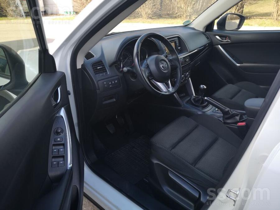 White Mazda CX-5 2015 in Riga, with an engine capacity of 2.20 L and mileage of 0 thousand km for 8290 €, photo 15 on AUTOMOTO.COM.LV