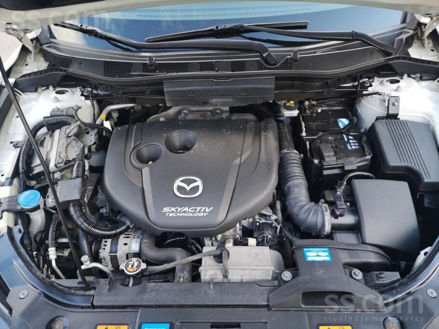 White Mazda CX-5 2015 in Riga, with an engine capacity of 2.20 L and mileage of 0 thousand km for 8290 €, photo 24 on AUTOMOTO.COM.LV