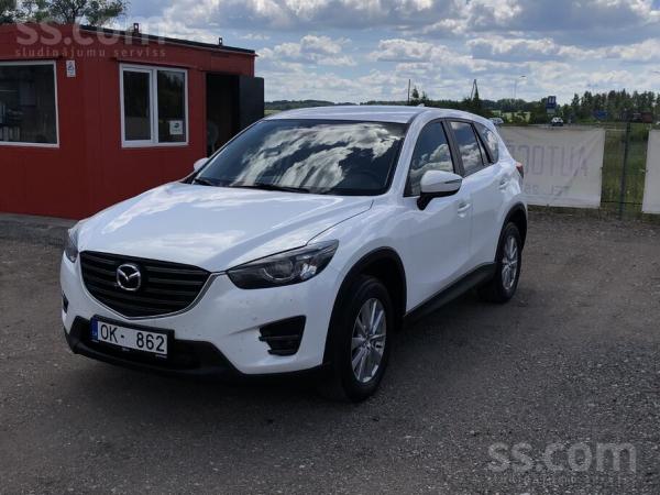 Белый Мазда СХ-5 2015 в Цесис, объемом двигателя 2.20 л и пробегом 0 тыс. км за 7900 €, фото 2 на AUTOMOTO.COM.LV
