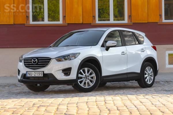 Белый Мазда СХ-5 2015 в Рига, объемом двигателя 2.20 л и пробегом 240 тыс. км за 7650 €, фото 1 на AUTOMOTO.COM.LV