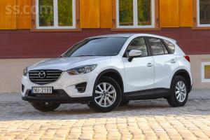 White Mazda CX-5 2015 in Riga, with an engine capacity of 2.20 L and mileage of 240 thousand km for 7650 €, photo  on AUTOMOTO.COM.LV
