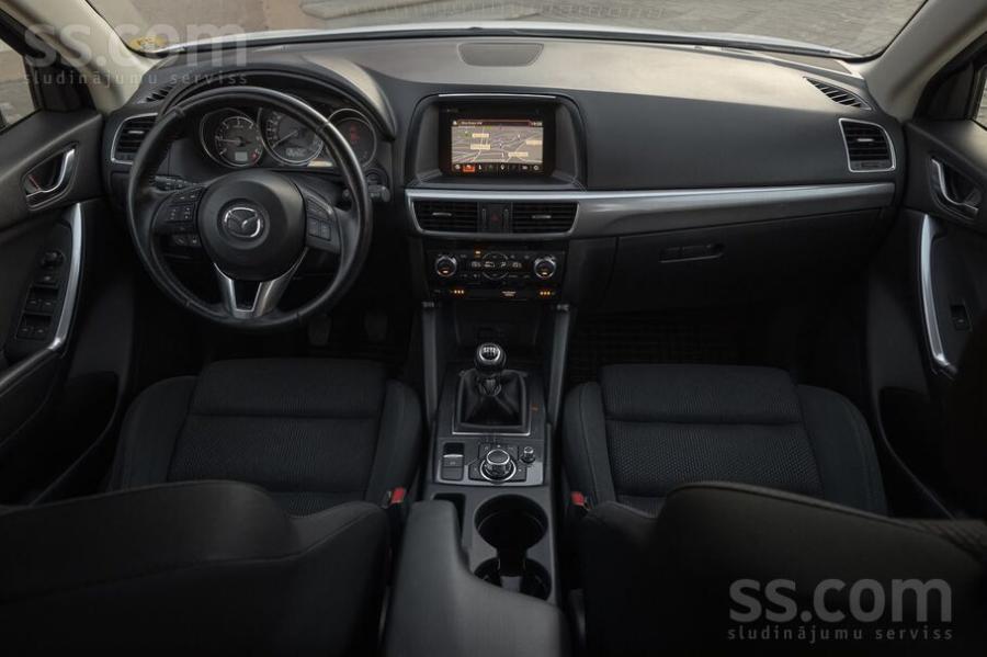 White Mazda CX-5 2015 in Riga, with an engine capacity of 2.20 L and mileage of 240 thousand km for 7650 €, photo 11 on AUTOMOTO.COM.LV