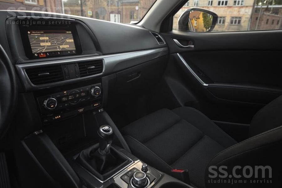 White Mazda CX-5 2015 in Riga, with an engine capacity of 2.20 L and mileage of 240 thousand km for 7650 €, photo 14 on AUTOMOTO.COM.LV