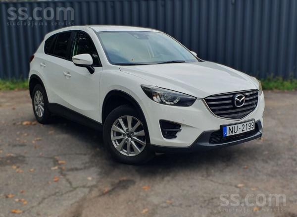 White Mazda CX-5 2015 in Riga, with an engine capacity of 2.20 L and mileage of 240 thousand km for 7950 €, photo 5 on AUTOMOTO.COM.LV