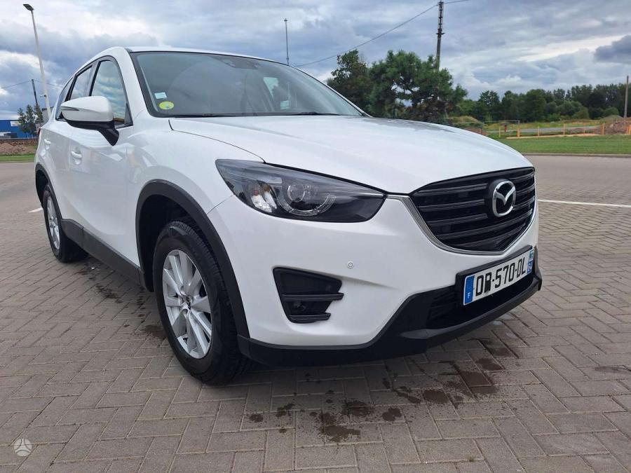 Balts Mazda CX-5 2015 Tauragė, ar dzinēja tilpumu 2.19 L un nobraukumu 255 tūkst. km par 6900 €, foto 1 vietnē AUTOMOTO.COM.LV
