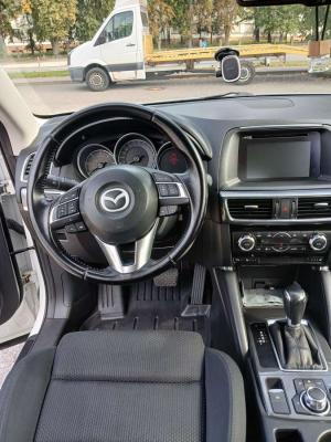 White Mazda CX-5 2015 in Kaunas, with an engine capacity of 2.19 L and mileage of 179 thousand km for 9700 €, photo 18 on AUTOMOTO.COM.LV