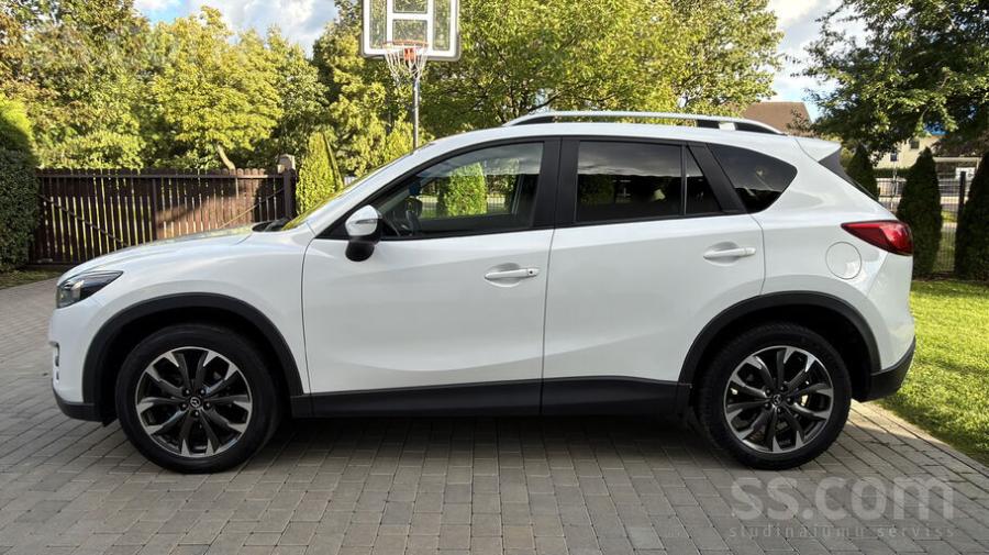 Balts Mazda CX-5 2015 Jelgava, ar dzinēja tilpumu 2.20 L un nobraukumu 202 tūkst. km par 9950 €, foto 5 vietnē AUTOMOTO.COM.LV