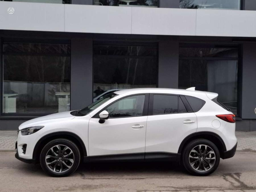 White Mazda CX-5 2016 in Vilnius, with an engine capacity of 2.19 L and mileage of 217 thousand km for 10000 €, photo 6 on AUTOMOTO.COM.LV