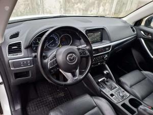 White Mazda CX-5 2016 in Vilnius, with an engine capacity of 2.19 L and mileage of 217 thousand km for 10000 €, photo 10 on AUTOMOTO.COM.LV