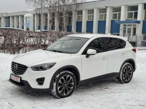 White Mazda CX-5 2016 in Vilnius, with an engine capacity of 2.19 L and mileage of 217 thousand km for 10200 €, photo 8 on AUTOMOTO.COM.LV