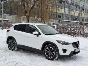 White Mazda CX-5 2016 in Vilnius, with an engine capacity of 2.19 L and mileage of 217 thousand km for 10200 €, photo 10 on AUTOMOTO.COM.LV