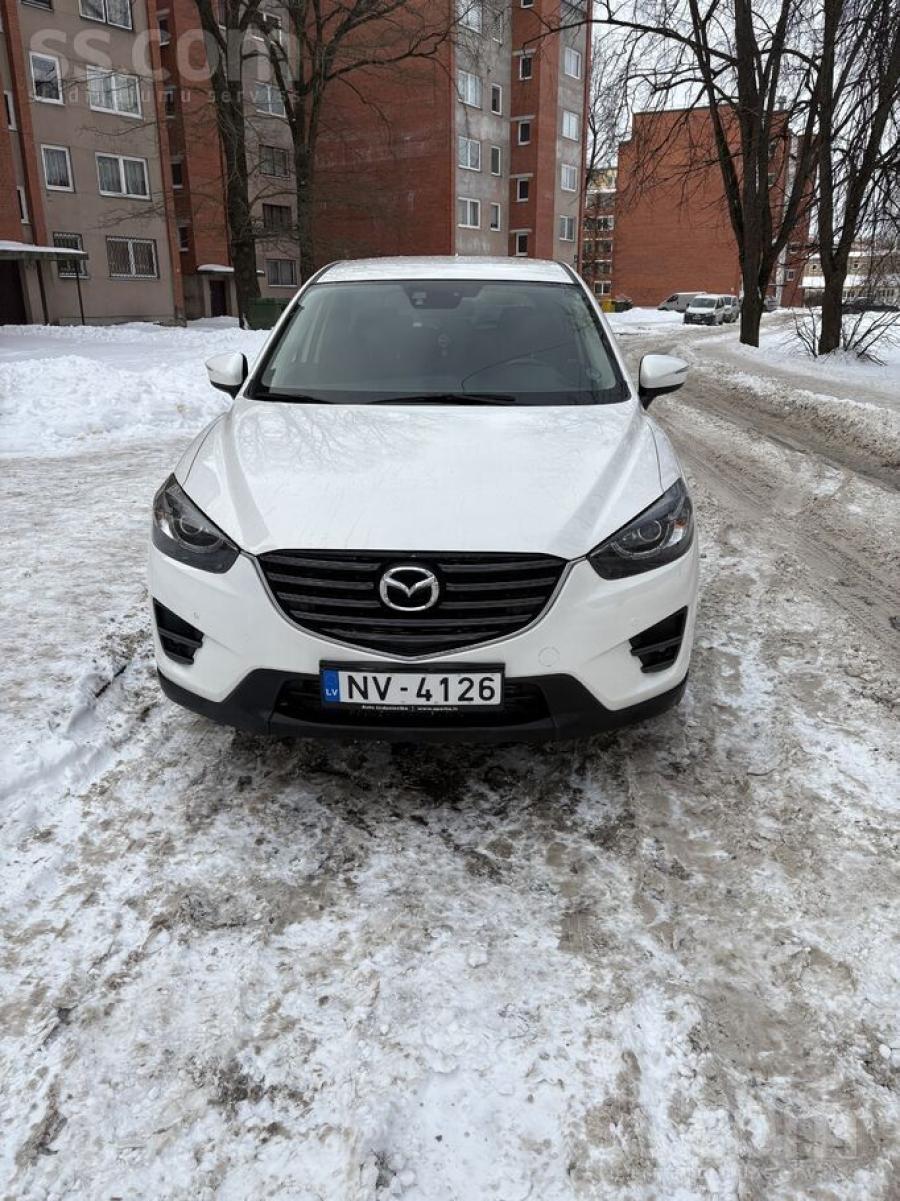 White Mazda CX-5 2016 in Riga, with an engine capacity of 2.20 L and mileage of 245 thousand km for 8450 €, photo 1 on AUTOMOTO.COM.LV