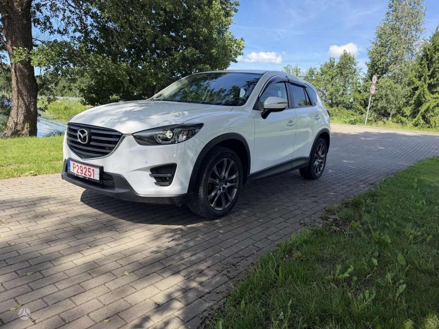 Белый Мазда СХ-5 2016 в Плунге, объемом двигателя 2.19 л и пробегом 194 тыс. км за 7950 €, фото 3 на AUTOMOTO.COM.LV