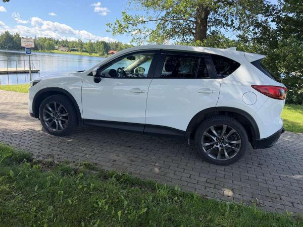 Balts Mazda CX-5 2016 Plungė, ar dzinēja tilpumu 2.19 L un nobraukumu 194 tūkst. km par 7950 €, foto 6 vietnē AUTOMOTO.COM.LV
