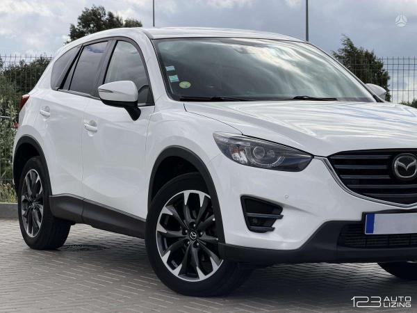 White Mazda CX-5 2016 in Taurage, with an engine capacity of 2.20 L and mileage of 169 thousand km for 8800 €, photo 5 on AUTOMOTO.COM.LV