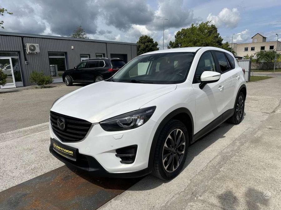White Mazda CX-5 2016 in Telschi, with an engine capacity of 2.19 L and mileage of 239 thousand km for 5600 €, photo 1 on AUTOMOTO.COM.LV