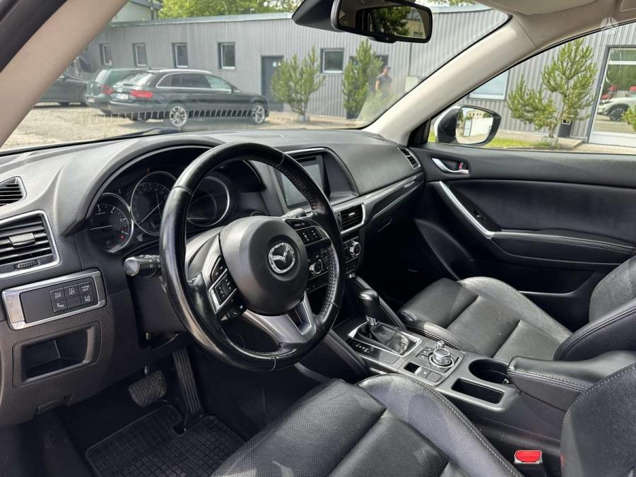 White Mazda CX-5 2016 in Telschi, with an engine capacity of 2.19 L and mileage of 239 thousand km for 5600 €, photo 15 on AUTOMOTO.COM.LV