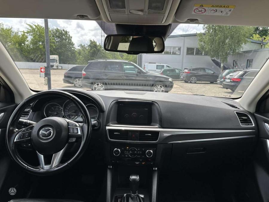 White Mazda CX-5 2016 in Telschi, with an engine capacity of 2.19 L and mileage of 239 thousand km for 5600 €, photo 23 on AUTOMOTO.COM.LV