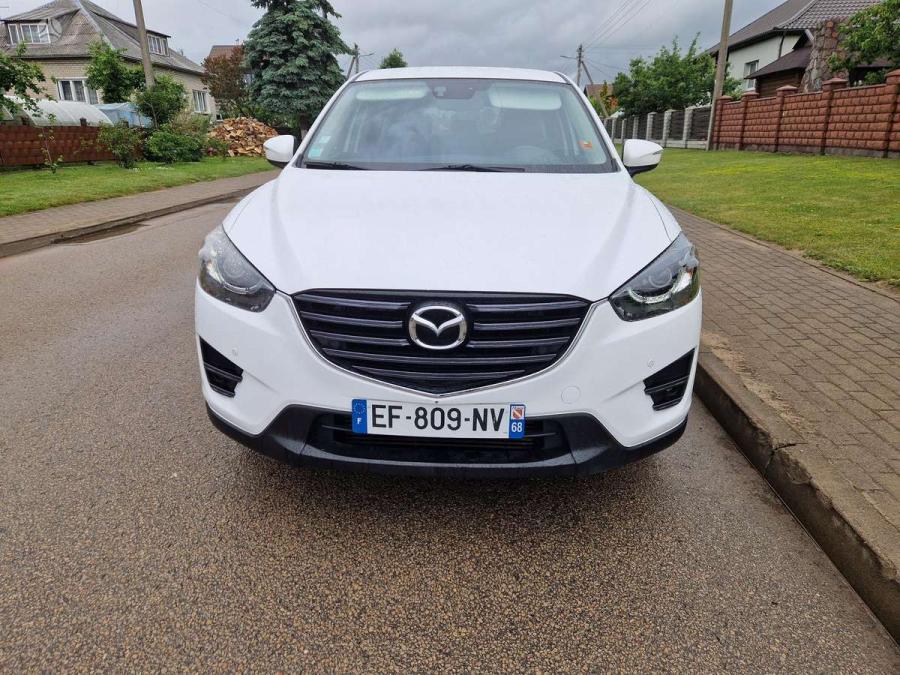 White Mazda CX-5 2016 in Taurage, with an engine capacity of 2.19 L and mileage of 225 thousand km for 5900 €, photo 1 on AUTOMOTO.COM.LV