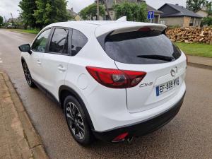 White Mazda CX-5 2016 in Taurage, with an engine capacity of 2.19 L and mileage of 225 thousand km for 5900 €, photo 13 on AUTOMOTO.COM.LV