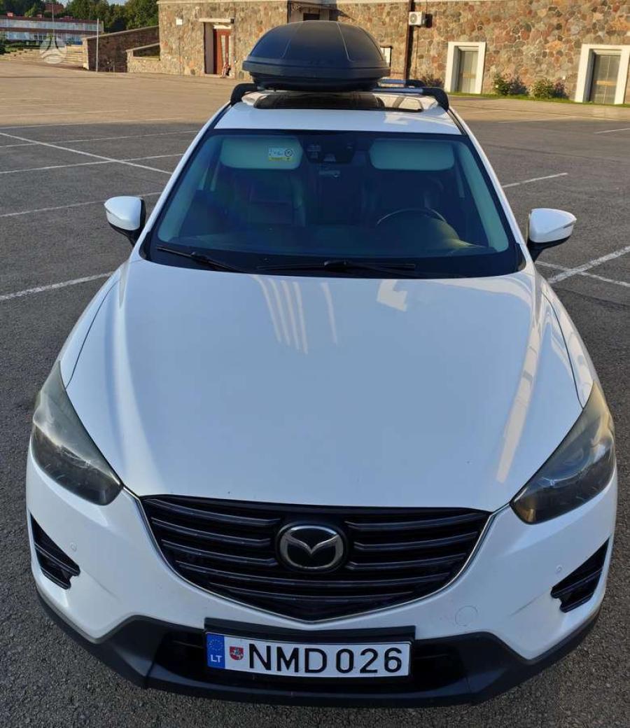 Balts Mazda CX-5 2016 Klaipėda, ar dzinēja tilpumu 2.19 L un nobraukumu 225 tūkst. km par 9600 €, foto 1 vietnē AUTOMOTO.COM.LV