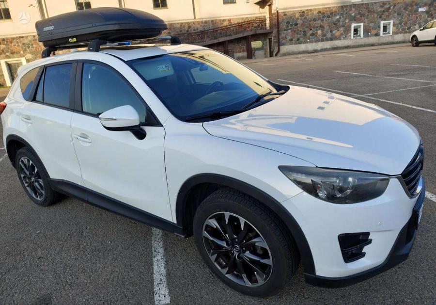 Balts Mazda CX-5 2016 Klaipėda, ar dzinēja tilpumu 2.19 L un nobraukumu 225 tūkst. km par 9600 €, foto 3 vietnē AUTOMOTO.COM.LV