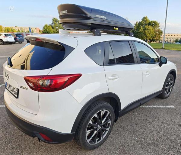 Balts Mazda CX-5 2016 Klaipėda, ar dzinēja tilpumu 2.19 L un nobraukumu 225 tūkst. km par 9600 €, foto 6 vietnē AUTOMOTO.COM.LV