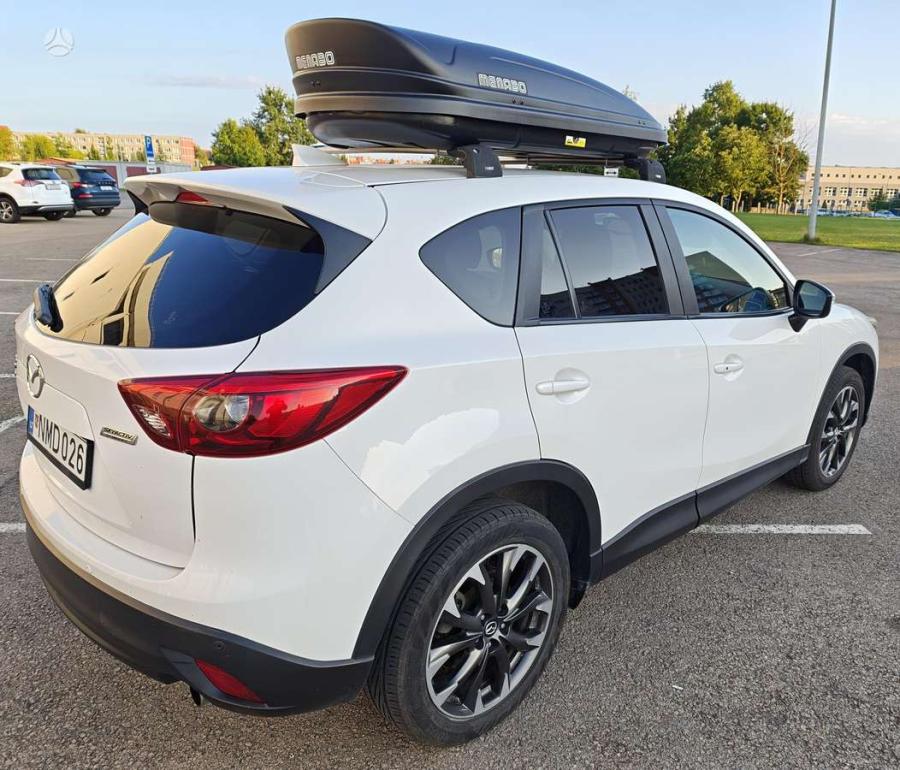 Balts Mazda CX-5 2016 Klaipėda, ar dzinēja tilpumu 2.19 L un nobraukumu 225 tūkst. km par 9600 €, foto 7 vietnē AUTOMOTO.COM.LV