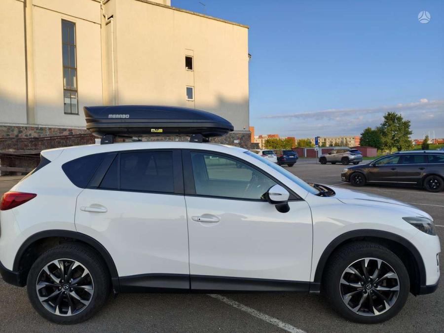 Balts Mazda CX-5 2016 Klaipėda, ar dzinēja tilpumu 2.19 L un nobraukumu 225 tūkst. km par 9600 €, foto 9 vietnē AUTOMOTO.COM.LV