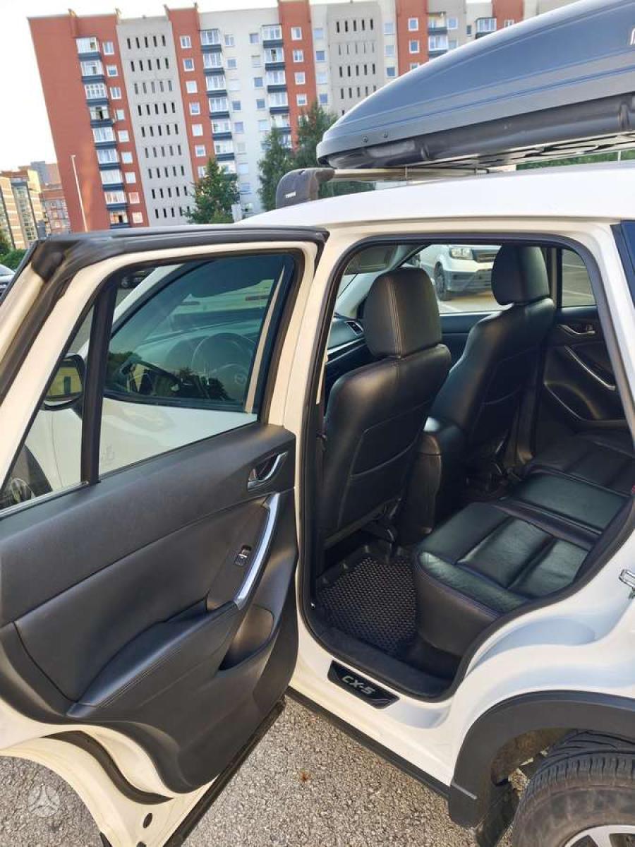 Balts Mazda CX-5 2016 Klaipėda, ar dzinēja tilpumu 2.19 L un nobraukumu 225 tūkst. km par 9600 €, foto 12 vietnē AUTOMOTO.COM.LV
