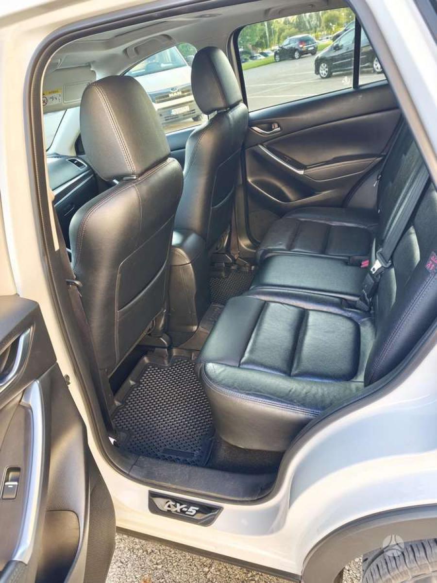 Balts Mazda CX-5 2016 Klaipėda, ar dzinēja tilpumu 2.19 L un nobraukumu 225 tūkst. km par 9600 €, foto 17 vietnē AUTOMOTO.COM.LV