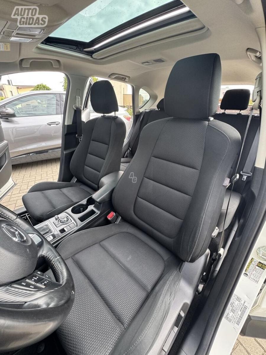 White Mazda CX-5 2016 in Klaipeda, with an engine capacity of 2.50 L and mileage of 201 thousand km for 9000 €, photo 10 on AUTOMOTO.COM.LV
