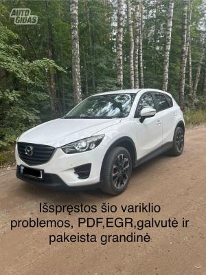 White Mazda CX-5 2016 in Vilnius, with an engine capacity of 2.20 L and mileage of 187 thousand km for 9500 €, photo  on AUTOMOTO.COM.LV