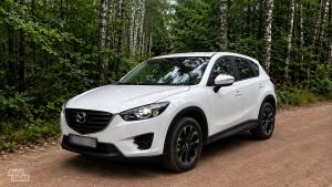 White Mazda CX-5 2016 in Vilnius, with an engine capacity of 2.20 L and mileage of 187 thousand km for 9500 €, photo 3 on AUTOMOTO.COM.LV