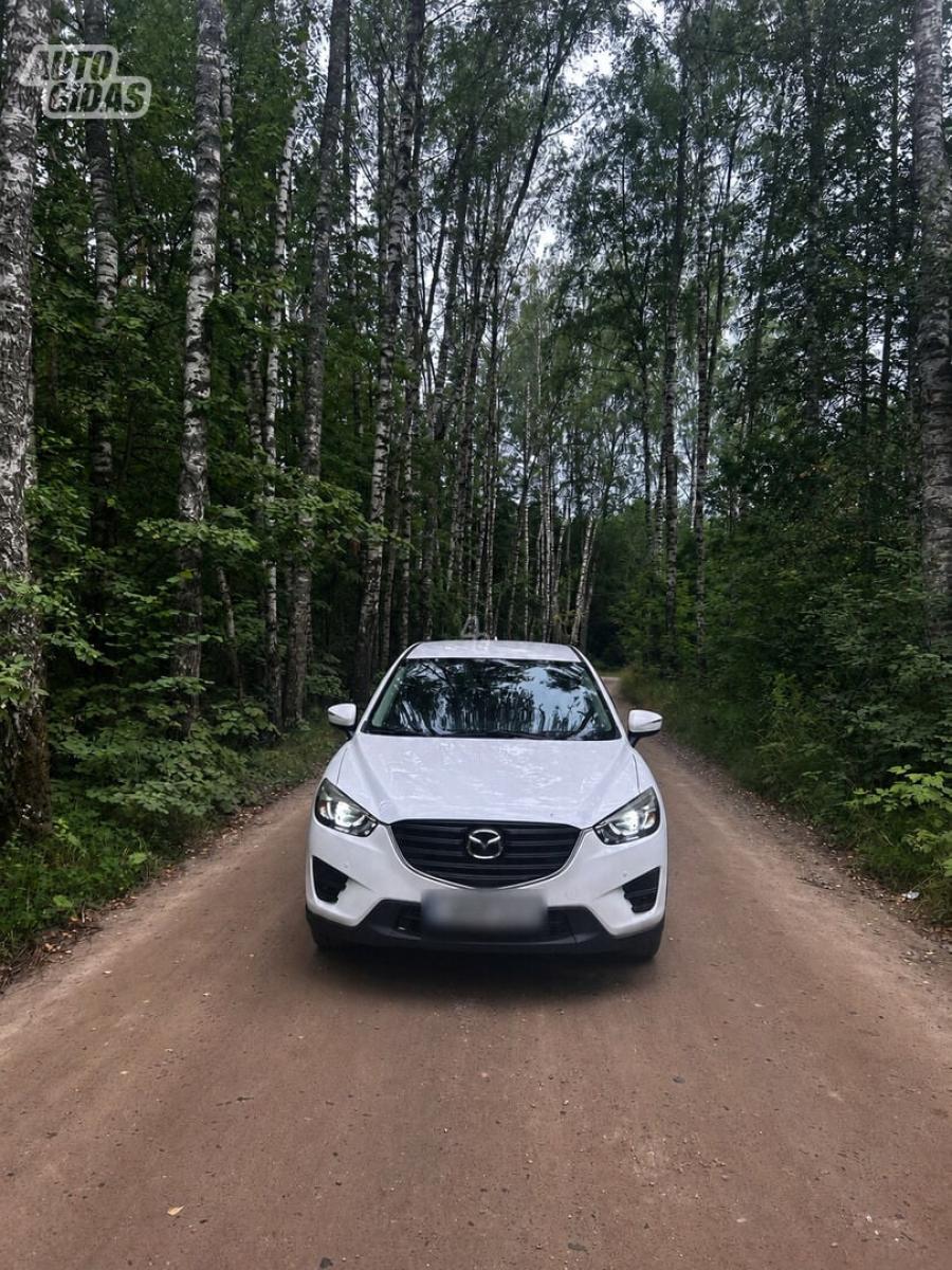 White Mazda CX-5 2016 in Vilnius, with an engine capacity of 2.20 L and mileage of 187 thousand km for 9500 €, photo 5 on AUTOMOTO.COM.LV
