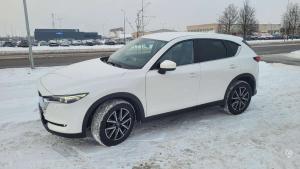 White Mazda CX-5 2017 in Siauliai, with an engine capacity of 2.19 L and mileage of 229 thousand km for 13400 €, photo 2 on AUTOMOTO.COM.LV