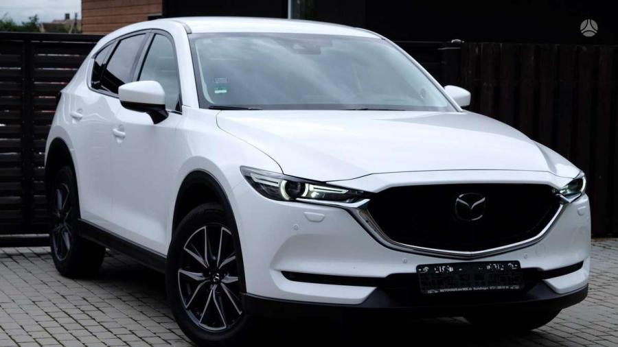 Balts Mazda CX-5 2017 Marijampole, ar dzinēja tilpumu 2.19 L un nobraukumu 106 tūkst. km par 16490 €, foto 1 vietnē AUTOMOTO.COM.LV