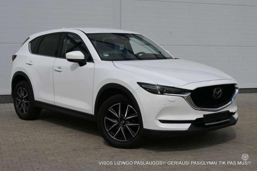 White Mazda CX-5 2017 in Kretinga, with an engine capacity of 2.19 L and mileage of 202 thousand km for 12799 €, photo 1 on AUTOMOTO.COM.LV