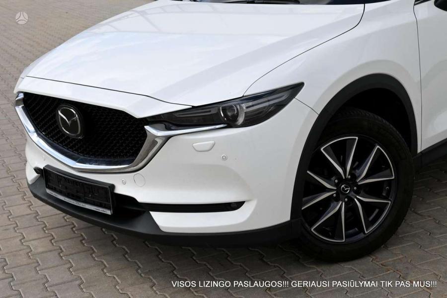 White Mazda CX-5 2017 in Kretinga, with an engine capacity of 2.19 L and mileage of 202 thousand km for 12799 €, photo 5 on AUTOMOTO.COM.LV