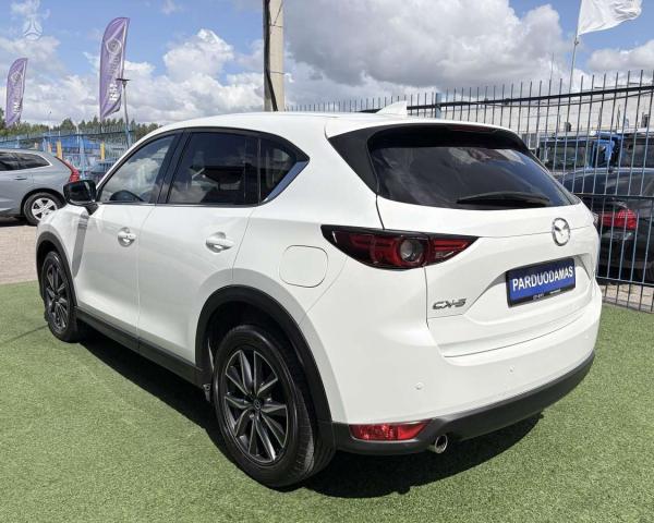 White Mazda CX-5 2018 in Panevezys, with an engine capacity of 2.19 L and mileage of 195 thousand km for 11300 €, photo 7 on AUTOMOTO.COM.LV