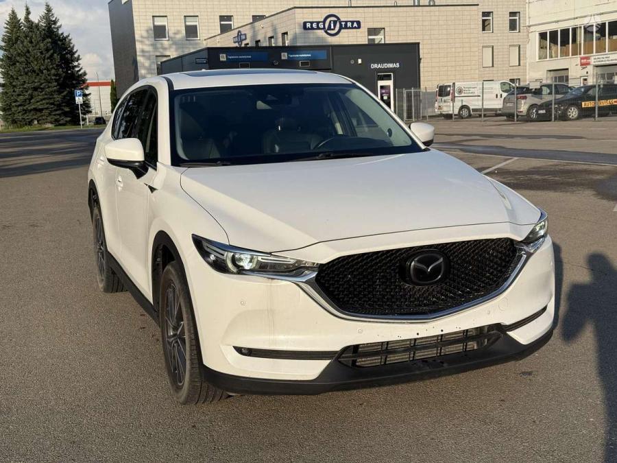 Balts Mazda CX-5 2018 Panevēža, ar dzinēja tilpumu 2.19 L un nobraukumu 148 tūkst. km par 12900 €, foto 7 vietnē AUTOMOTO.COM.LV