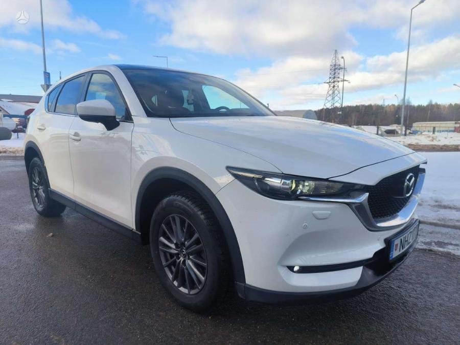 White Mazda CX-5 2019 in Mazeikiai, with an engine capacity of 2.19 L and mileage of 280 thousand km for 10800 €, photo 1 on AUTOMOTO.COM.LV