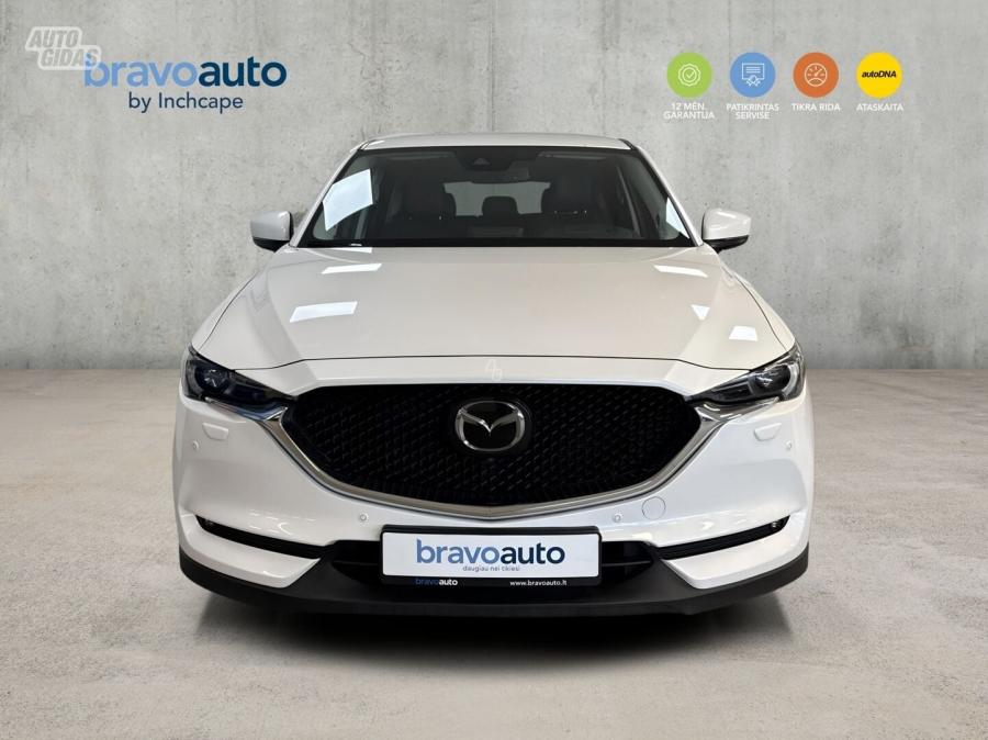 White Mazda CX-5 2019 in Vilnius, with an engine capacity of 2.50 L and mileage of 81 thousand km for 22900 €, photo 7 on AUTOMOTO.COM.LV