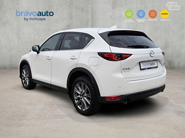White Mazda CX-5 2019 in Kaunas, with an engine capacity of 2.00 L and mileage of 112 thousand km for 22471 €, photo 3 on AUTOMOTO.COM.LV
