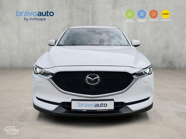 White Mazda CX-5 2019 in Kaunas, with an engine capacity of 2.00 L and mileage of 112 thousand km for 22471 €, photo 8 on AUTOMOTO.COM.LV